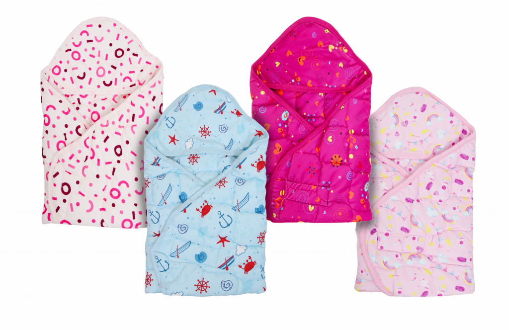 Newborn Wrapper Printed - Quickdry